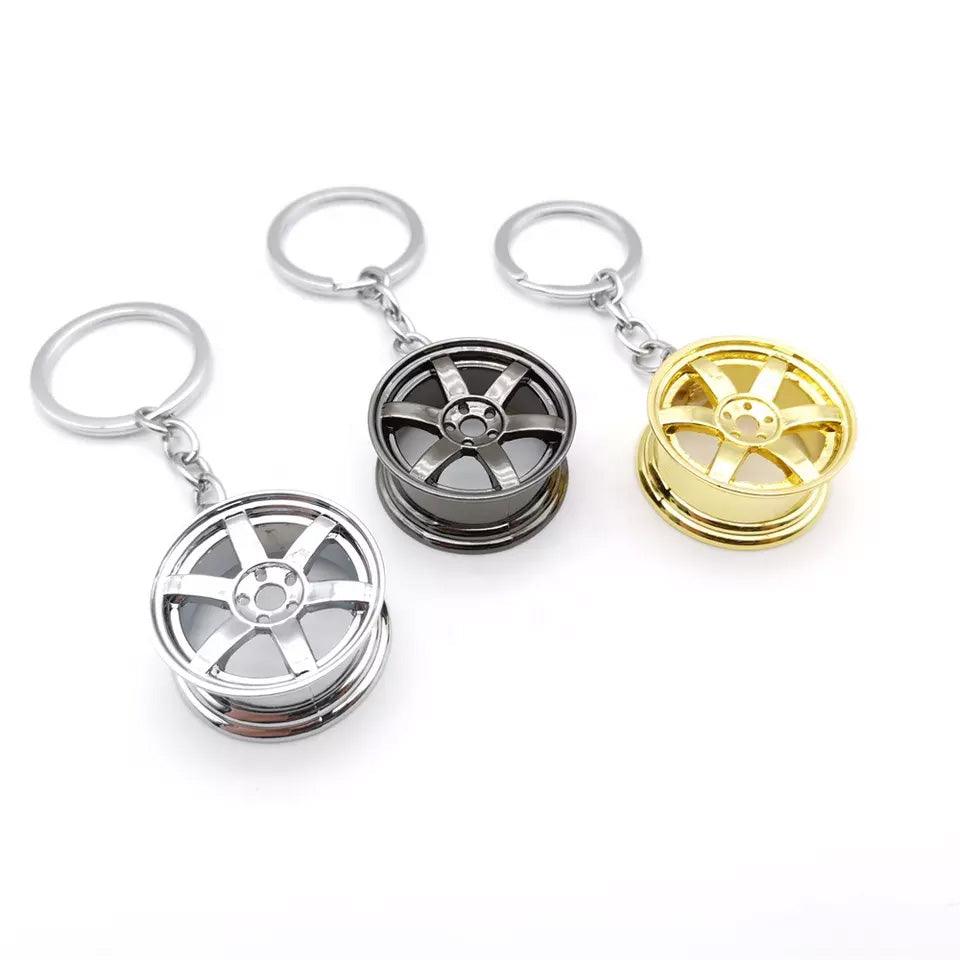 TE Wheel Keychain